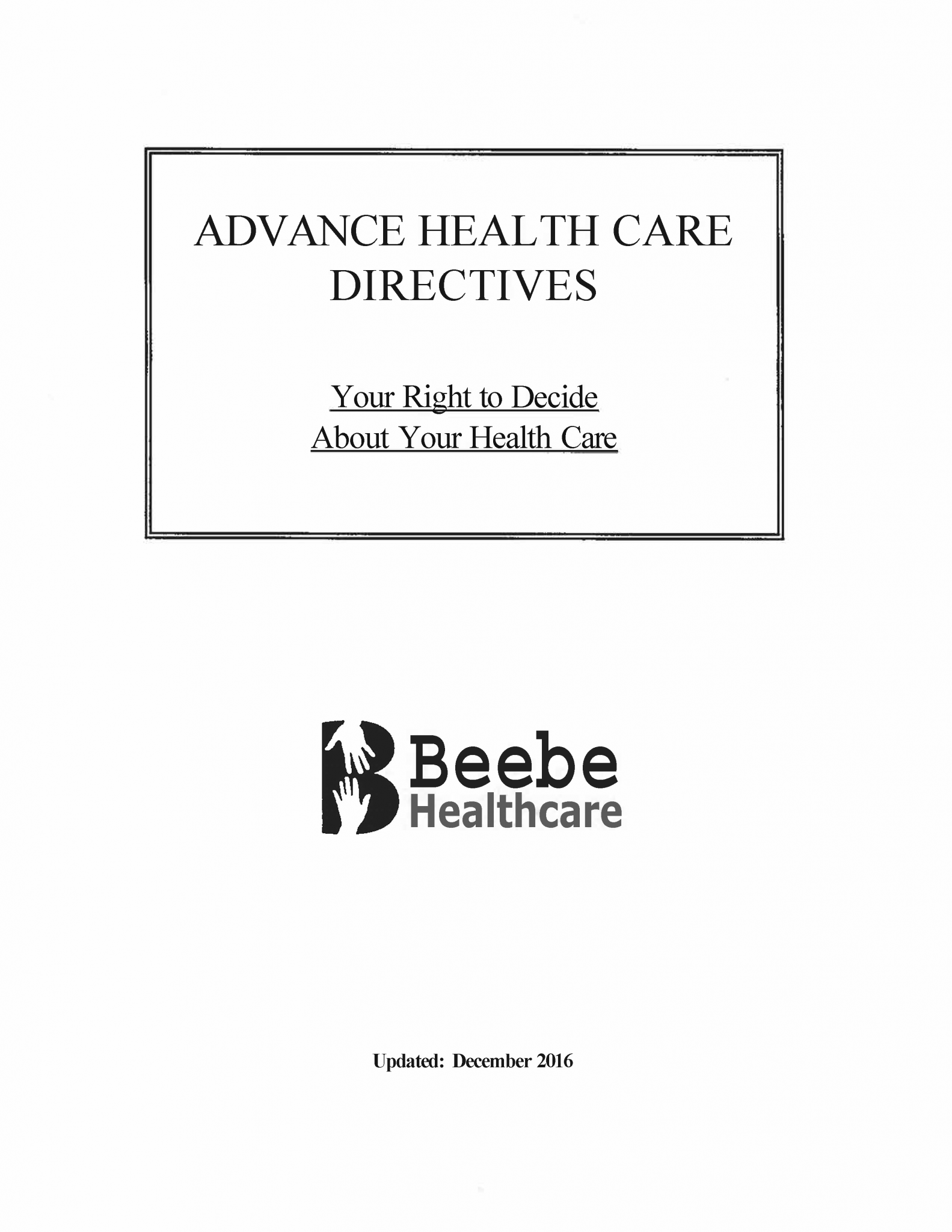 Free Delaware Advance Health Care Directive Form Template - PDF – eForms