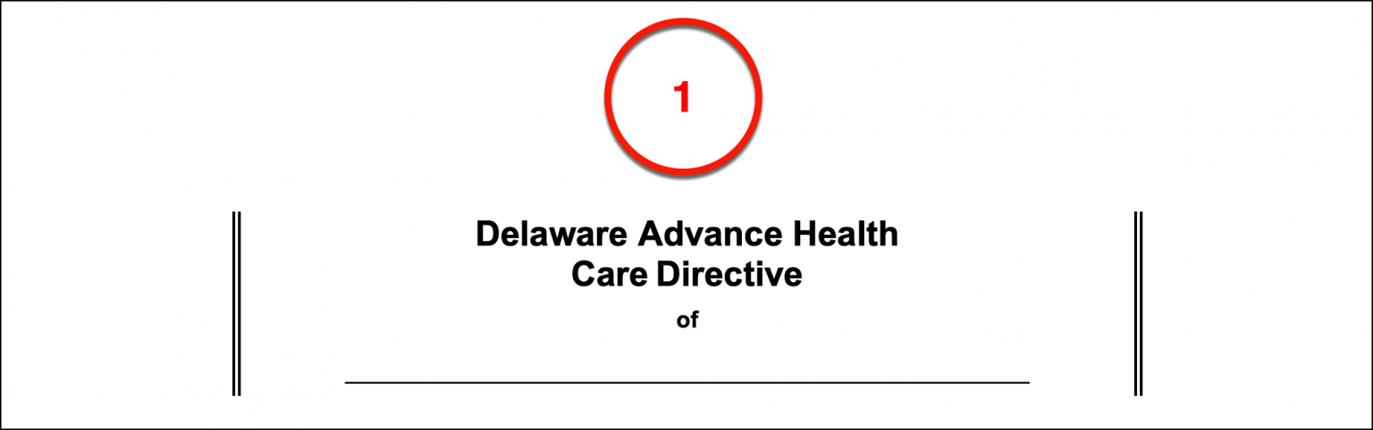 Free Delaware Advance Health Care Directive Form - PDF – eForms