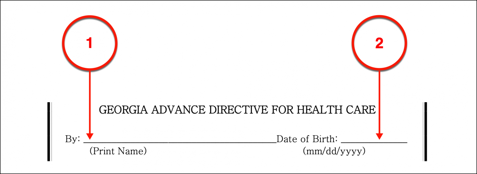 Free Georgia Advance Directive for Health Care - PDF – eForms