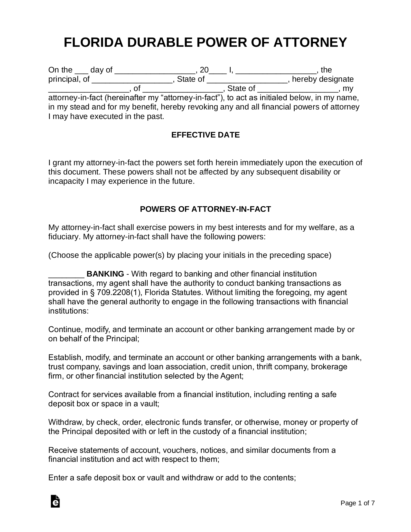 Power Of Attorney Form Florida Why You Must Experience Power Of 