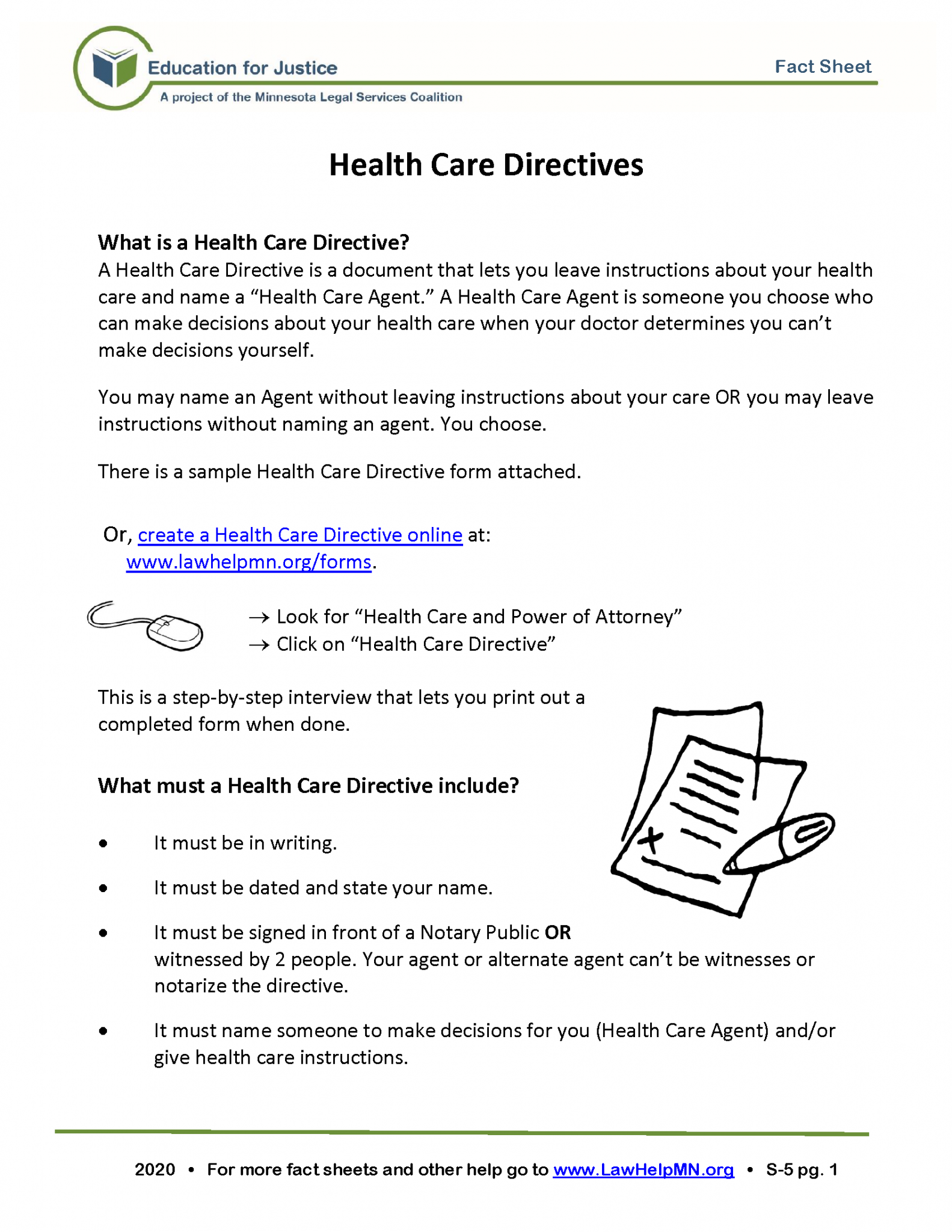 Free Minnesota Advance Directive Form Template - PDF | Word – eForms