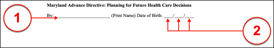 Free Maryland Advance Directive Form - PDF | Word – eForms