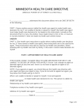 Free Minnesota Advance Directive Form Template - PDF | Word – eForms