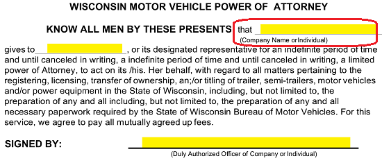 Free Wisconsin Motor Vehicle Power of Attorney Form - PDF | Word – eForms Free Wisconsin Motor Vehicle Power of Attorney Form - PDF | Word – eForms
