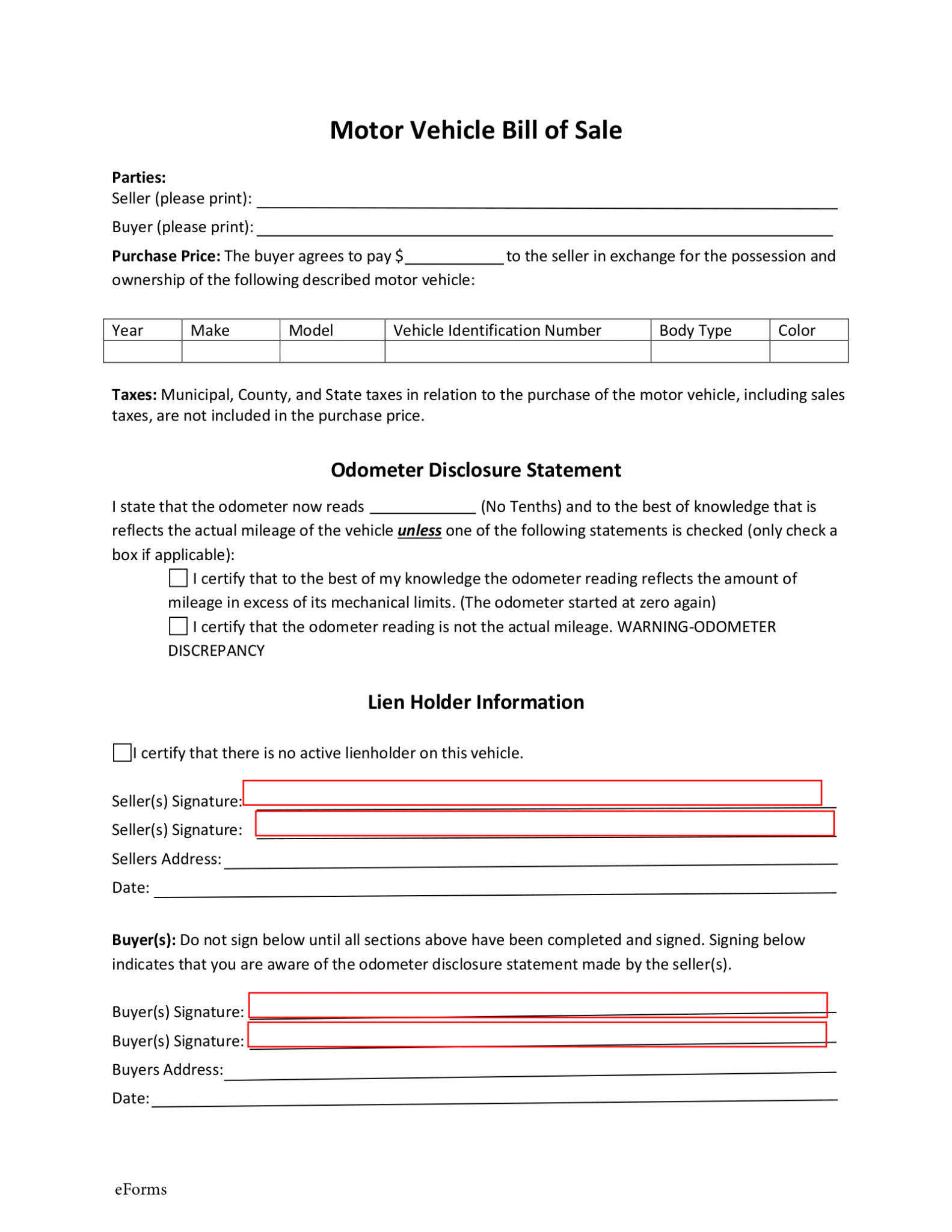 Texas Auto Notarized Bill Of Sale Polizgenesis