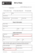 Free Michigan Trailer/Watercraft/Snowmobile Bill of Sale | Form TR-207 ...