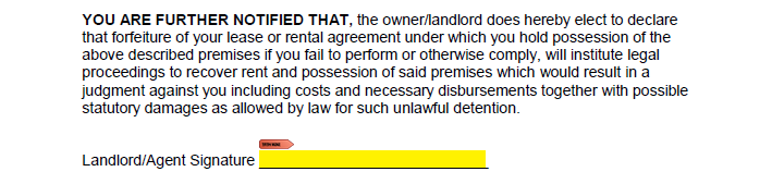 Free North Carolina Eviction Notice Forms (3) - PDF | Word – eForms