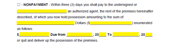 Free North Dakota Eviction Notice Forms (2) - Word | PDF – eForms