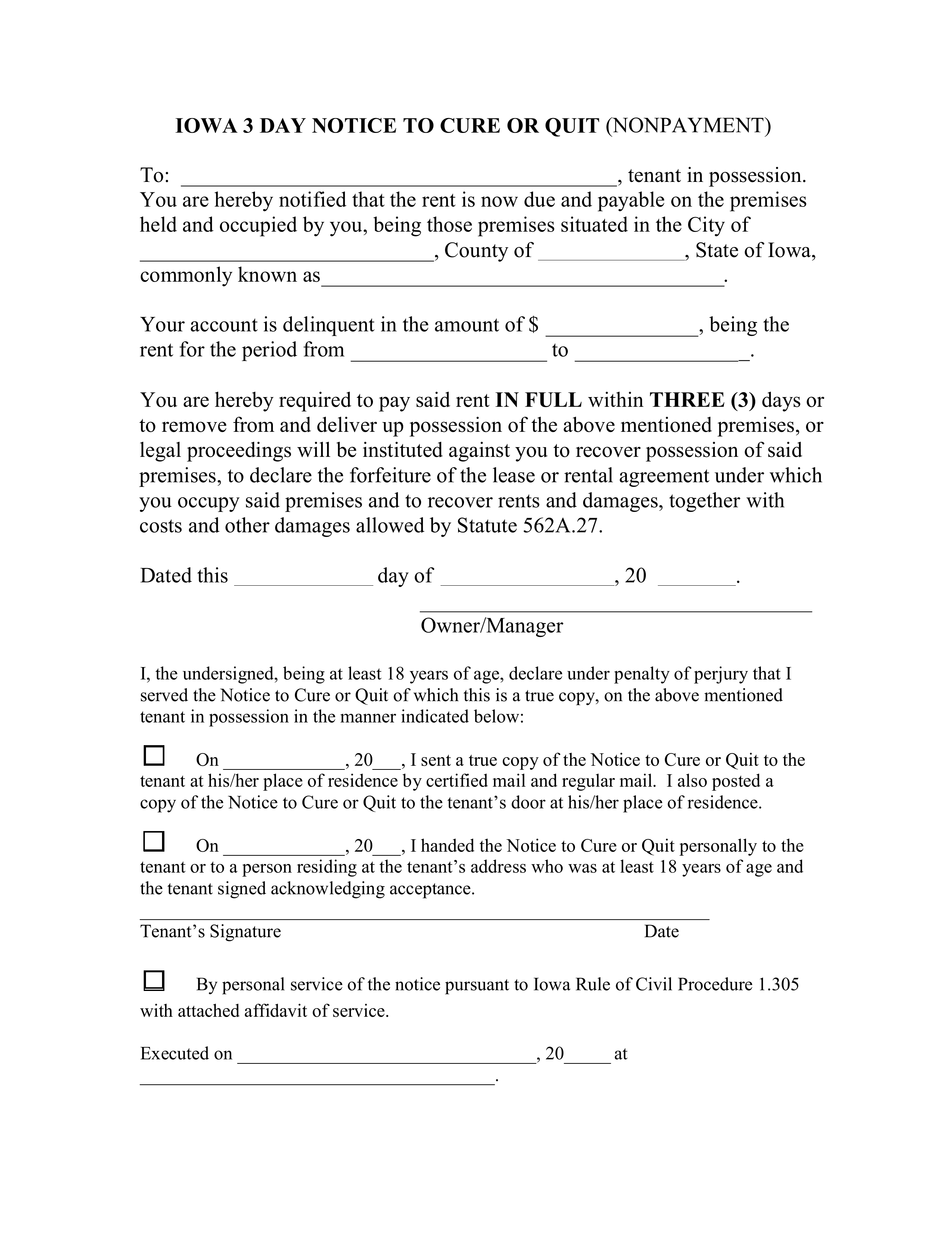 Eviction Notice Template Maryland