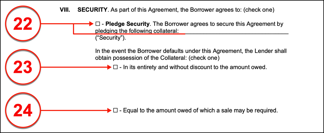 Collateral Agreement Template