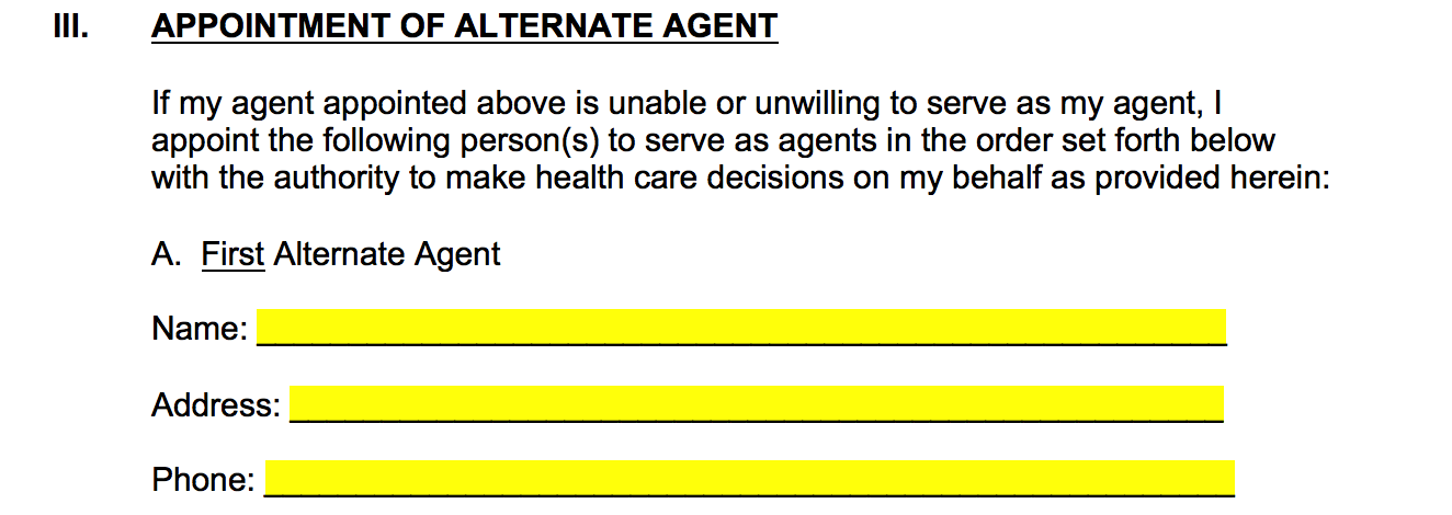 Free Medical Power of Attorney (MPOA) Form - PDF | Word – eForms