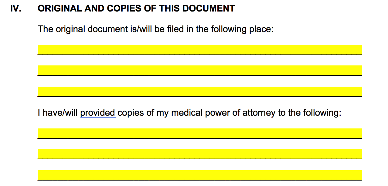 Free Medical Power of Attorney (MPOA) Form - PDF | Word – eForms