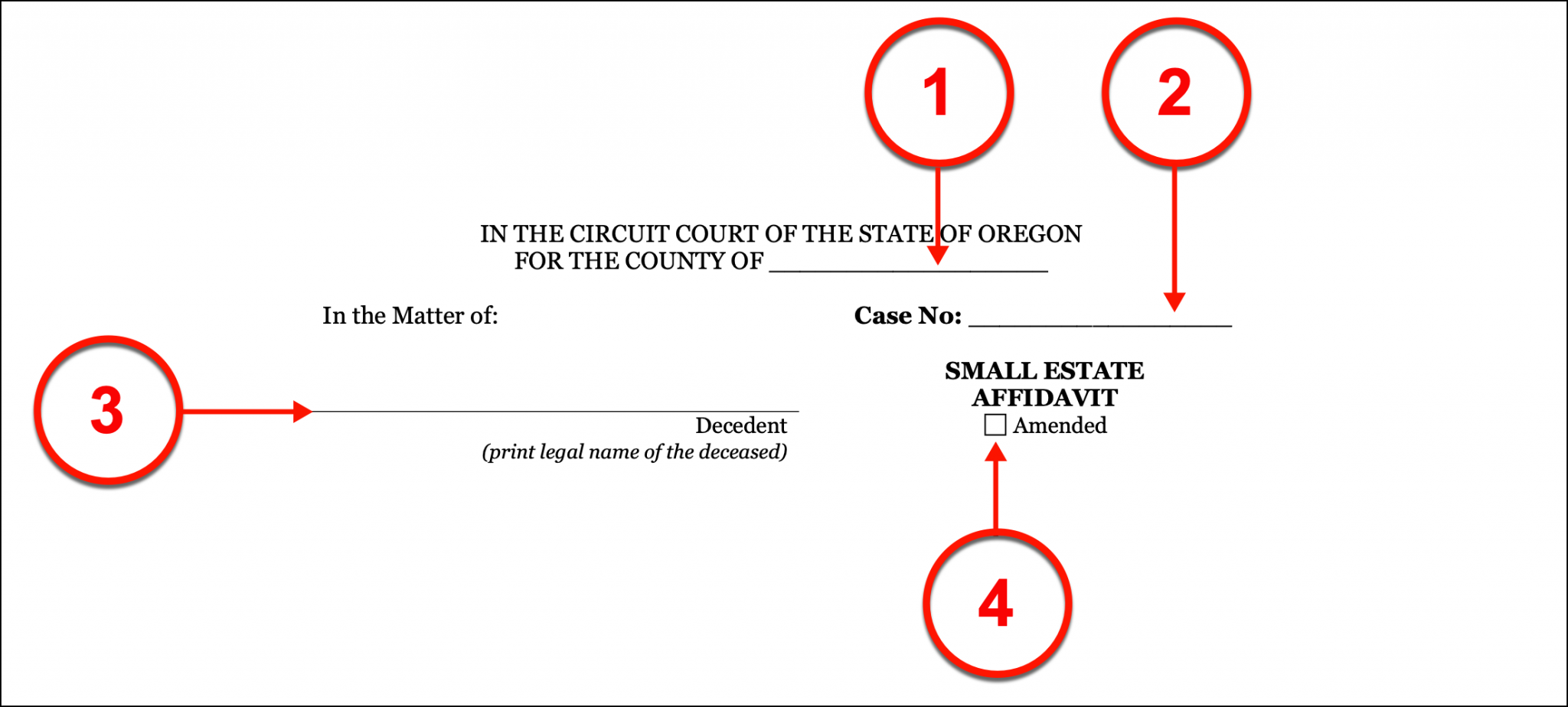 Free Oregon Small Estate Affidavit - PDF – eForms