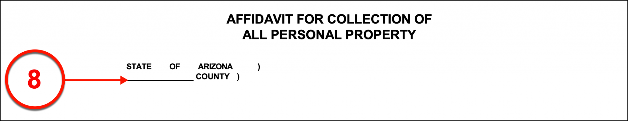 Free Arizona Small Estate Affidavit Form - PDF – eForms