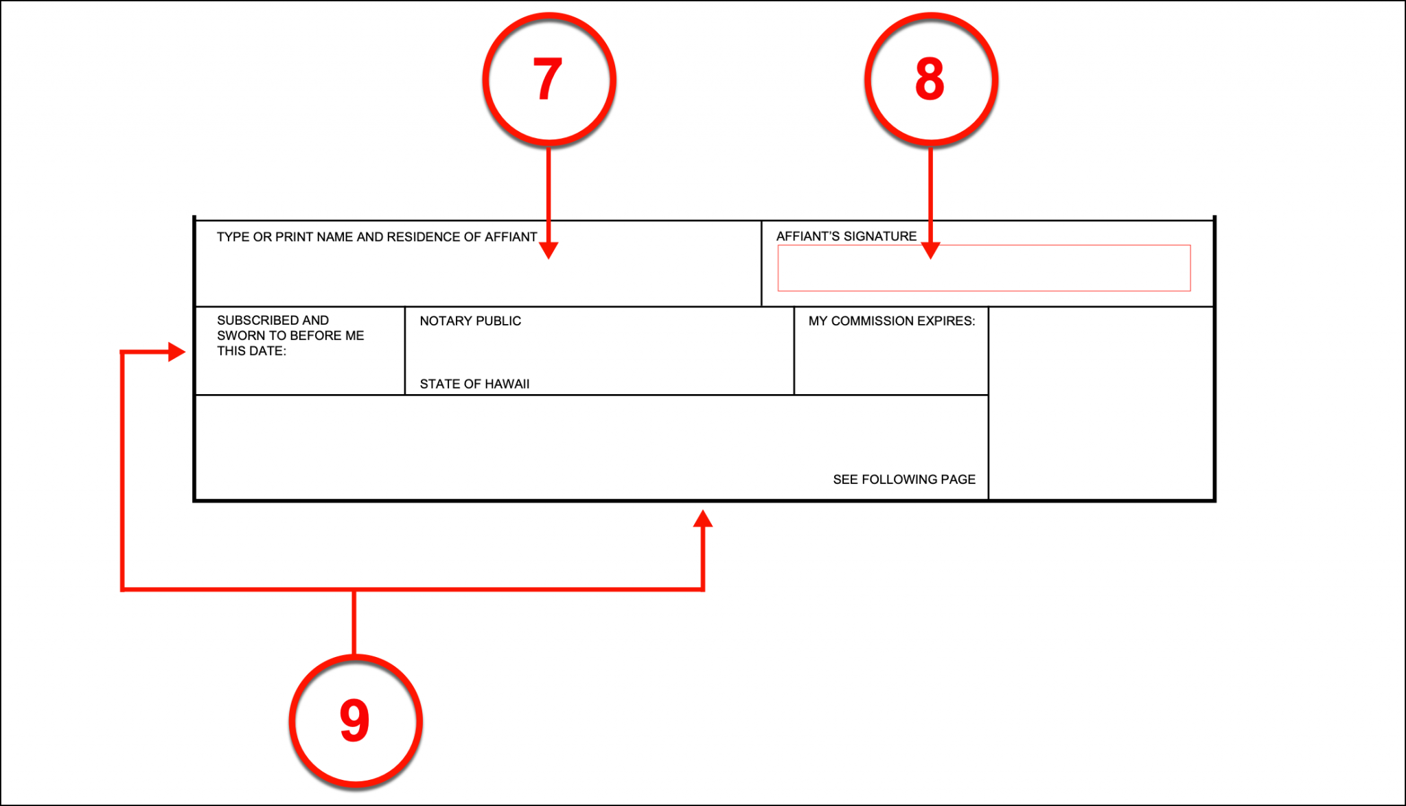 Free Hawaii Small Estate Affidavit | Affidavit for Collection of ...