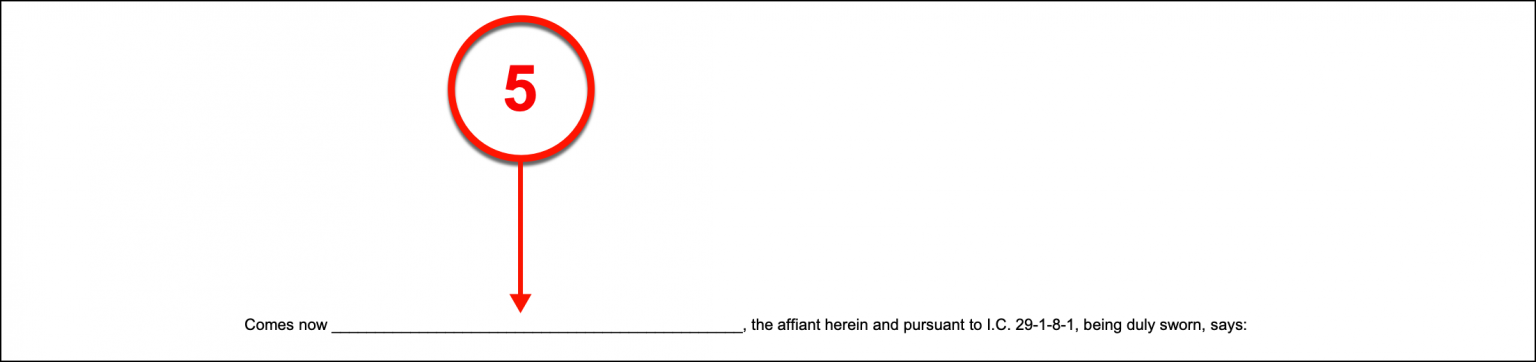 Free Indiana Small Estate Affidavit | Form 49284 - PDF – eForms