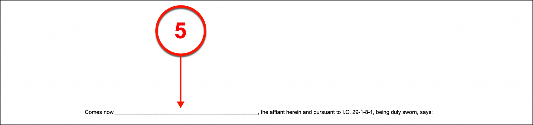 Free Indiana Small Estate Affidavit | Form 49284 - PDF – eForms