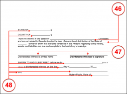 Free Iowa Small Estate Affidavit Form | Affidavit for Distribution of ...