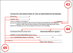 Free Iowa Small Estate Affidavit Form | Affidavit for Distribution of ...