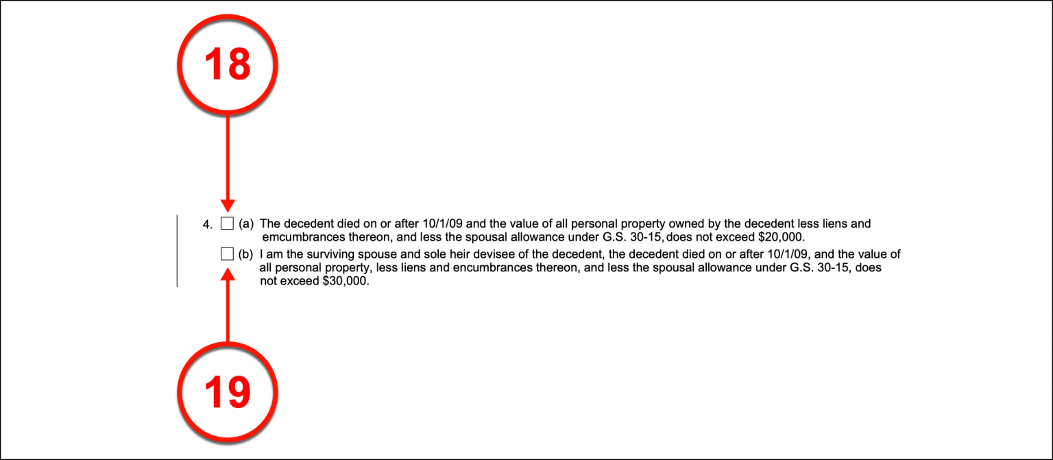 Free North Carolina Small Estate Affidavit | Form AOC-E-203B - PDF – eForms