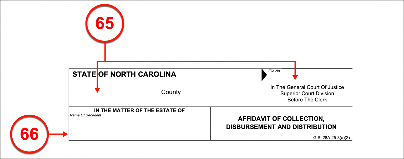 Free North Carolina Small Estate Affidavit | Form AOC-E-203B - PDF – eForms