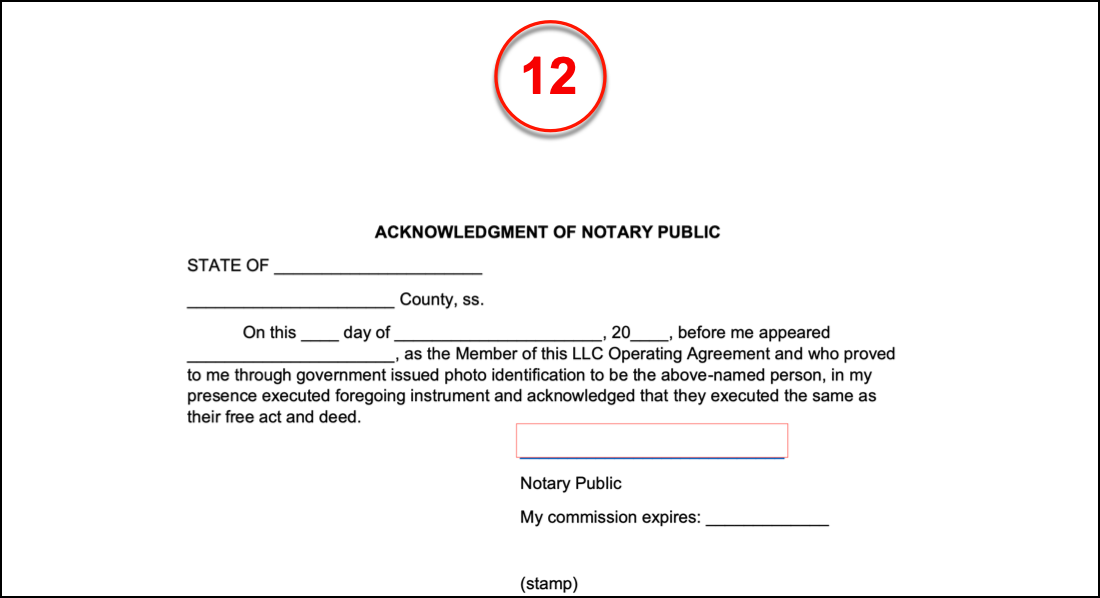 Free Single-Member LLC Operating Agreement Template - PDF | Word – eForms