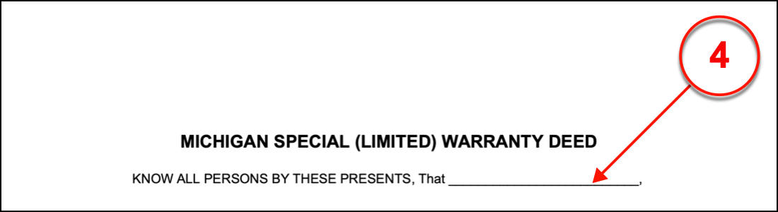 Free Michigan Special Warranty Deed Form - PDF | Word – eForms