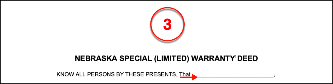 Free Nebraska Special Warranty Deed Form - PDF | Word – eForms