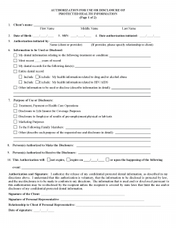 Free Medical Records Release Authorization Form (Waiver) | HIPAA - PDF ...