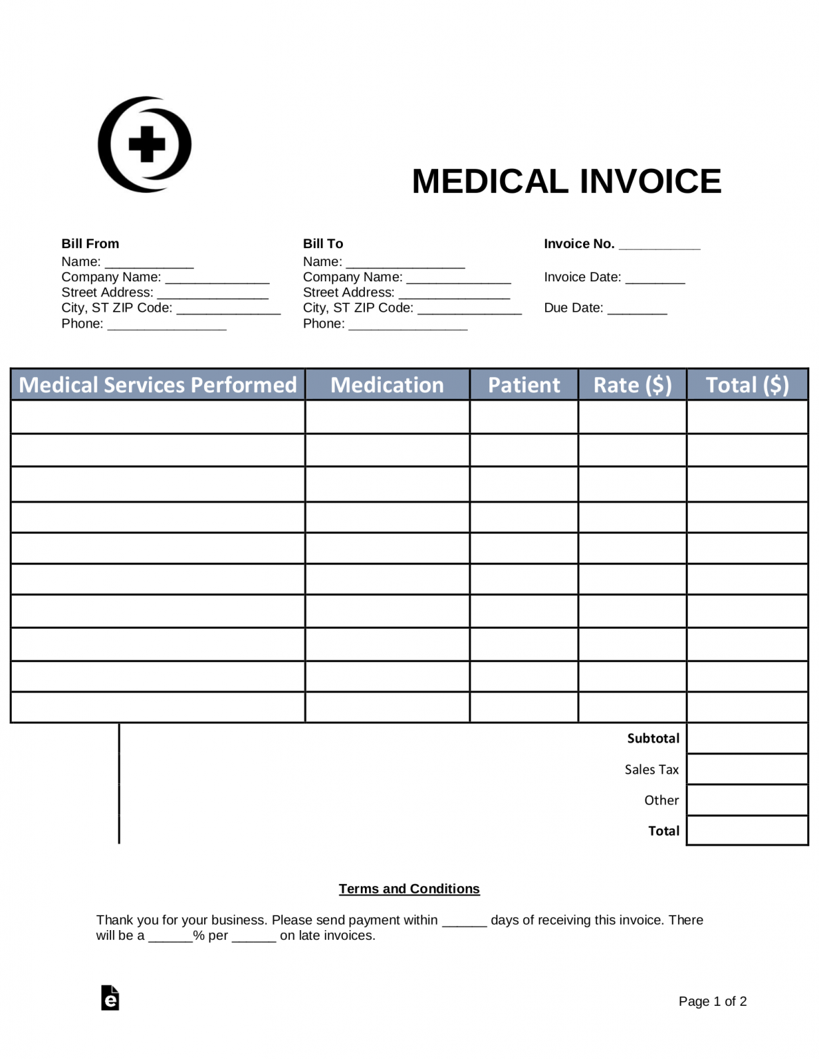 Free Medical (Health) Insurance Verification Form - PDF – eForms