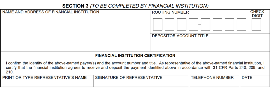 Free Standard Direct Deposit Authorization Form (Federal 1199A) - PDF ...