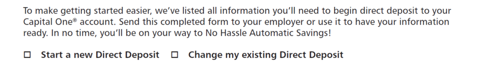 Free Capital One (360) Direct Deposit Authorization Form - PDF – eForms