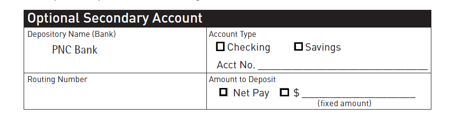 Free PNC Bank Direct Deposit Authorization Form - PDF – eForms