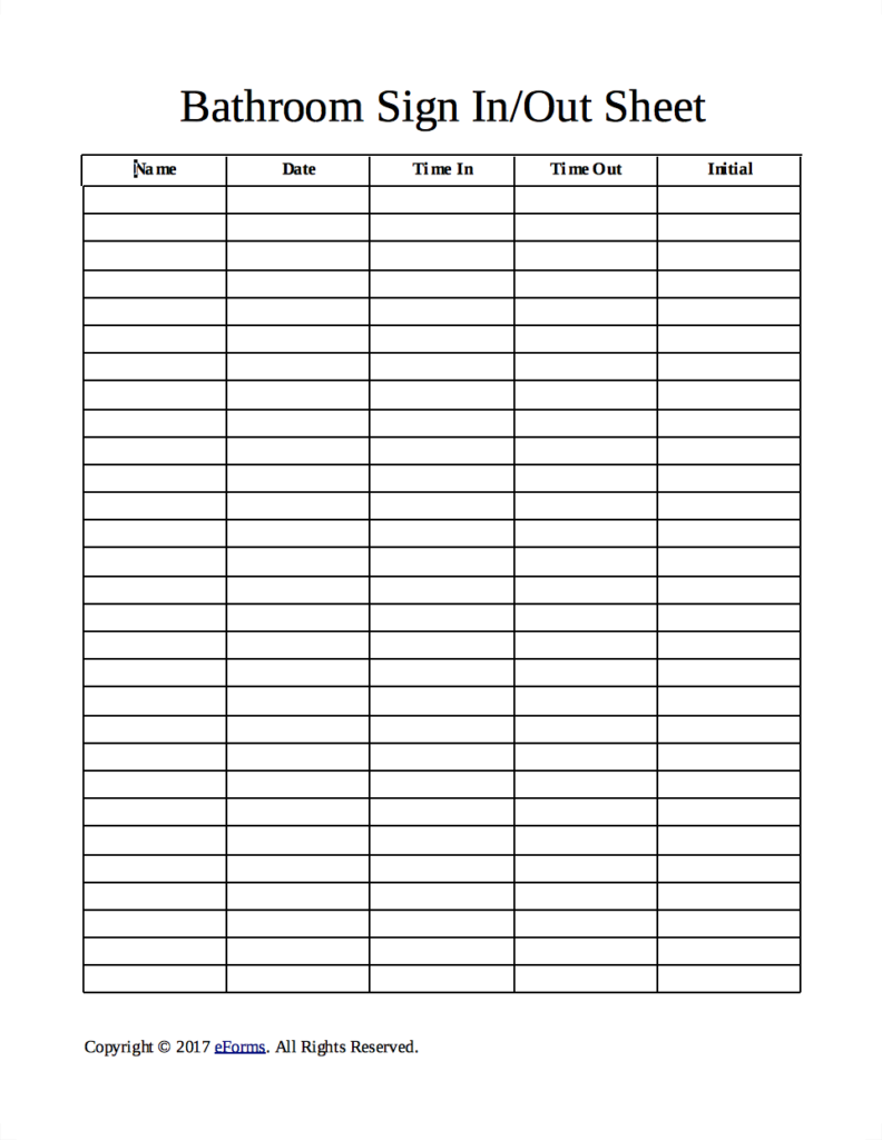 Restroom Cleaning Log Template 21 Bathroom Cleaning Schedule Templates