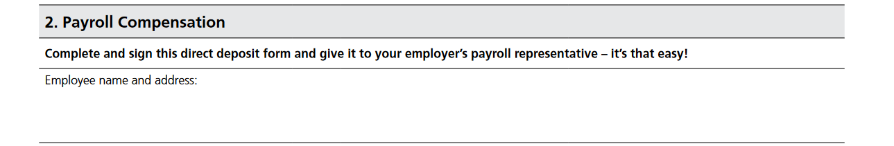 Free TD Bank Direct Deposit Authorization Form - PDF – eForms