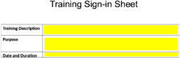 Free Training Sign-in Sheet Template - PDF | Word – eForms