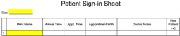 Free Patient Sign-in Sheet (Extended) Template - PDF | Word – eForms