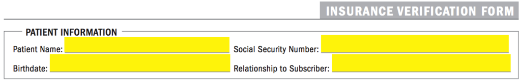 Free Dental Insurance Verification Form - PDF – eForms