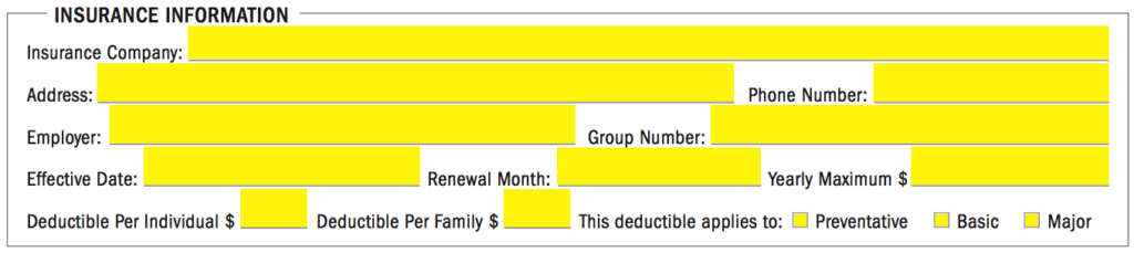 Free Dental Insurance Verification Form - PDF – eForms