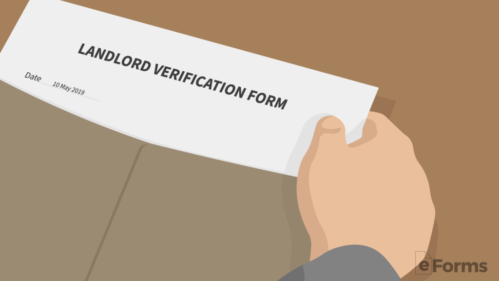 Free Rent (Landlord) Verification Form - PDF | Word – eForms