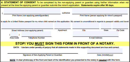 Passport Parental Consent – Form DS-3053 – eForms Passport Parental Consent – Form DS-3053 – eForms