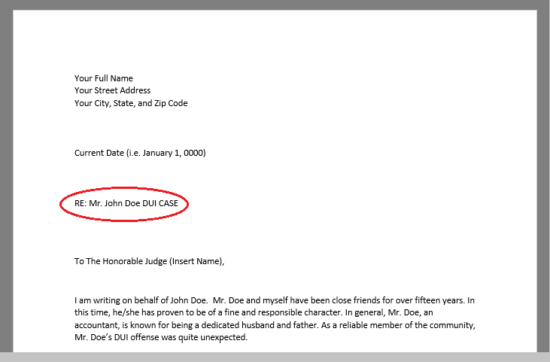 Free Character Reference Letter for Court Template Samples PDF 