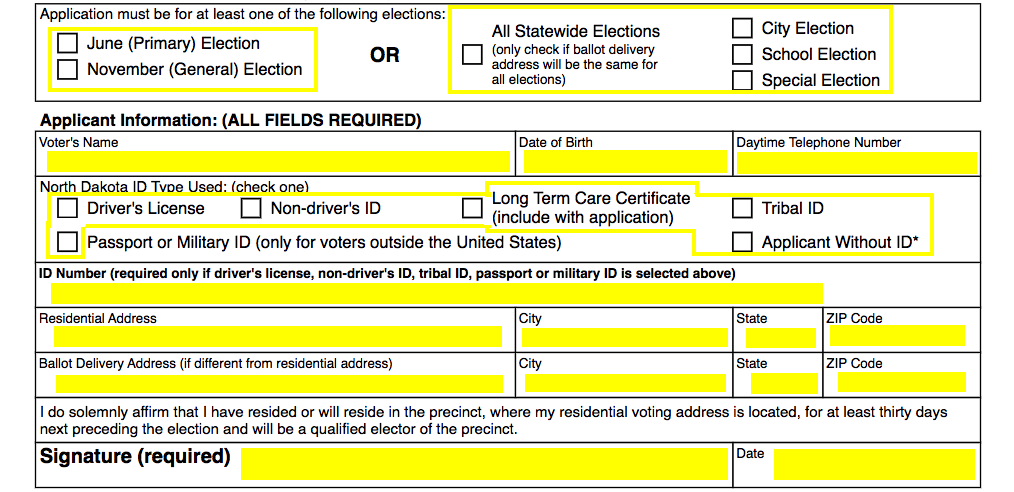 Free North Dakota Voter Registration Form – Register to Vote in ND ... Free North Dakota Voter Registration Form – Register to Vote in ND ...