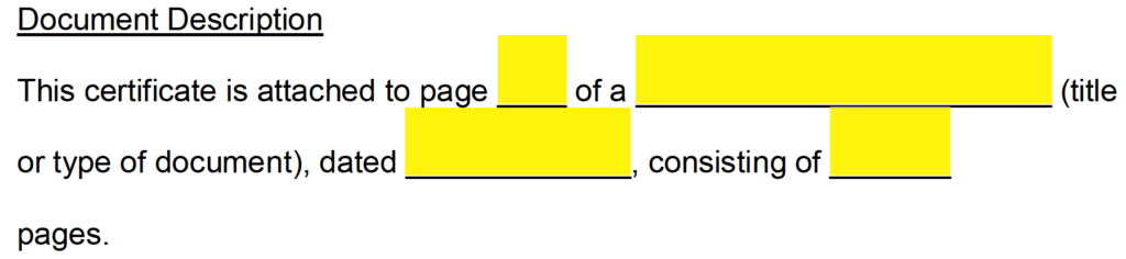 Free Oregon Notary Acknowledgment Form - PDF | Word – eForms