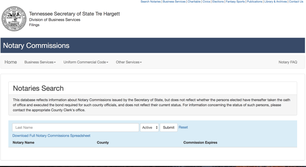Free Tennessee Notary Acknowledgment Form - PDF | Word | eForms