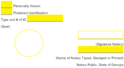 Free Georgia Notary Acknowledgment Form - PDF | Word – eForms