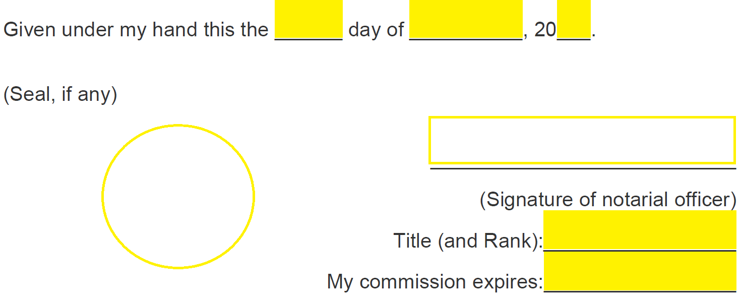 Free Indiana Notary Acknowledgment Form - PDF | Word – eForms