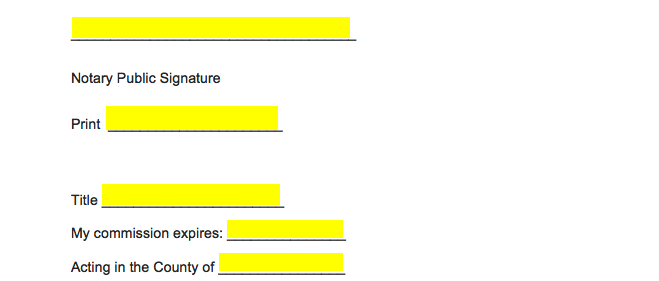 Free Michigan Notary Acknowledgment Form - PDF | Word – eForms