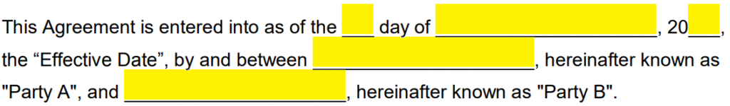 Free Mutual Non-Disclosure Agreement (NDA) Template - PDF | Word – eForms