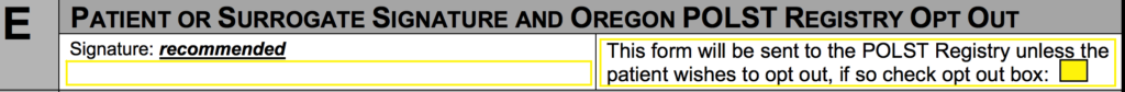 Oregon Do Not Resuscitate (DNR) Order Form - Sample Only – eForms
